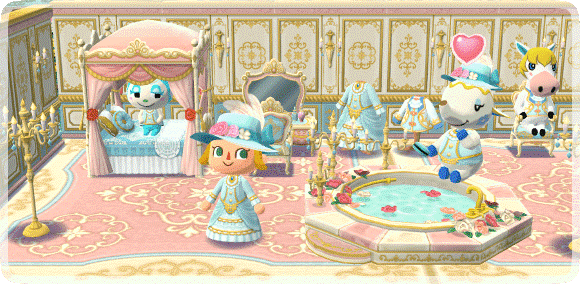 Rococo Sofa Animal Crossing Pocket Camp | Baci Living Room