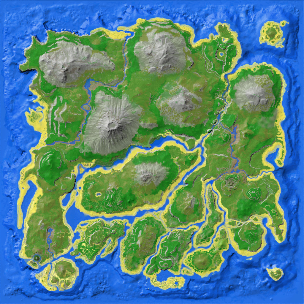 Ark The Island Wind Map - Map