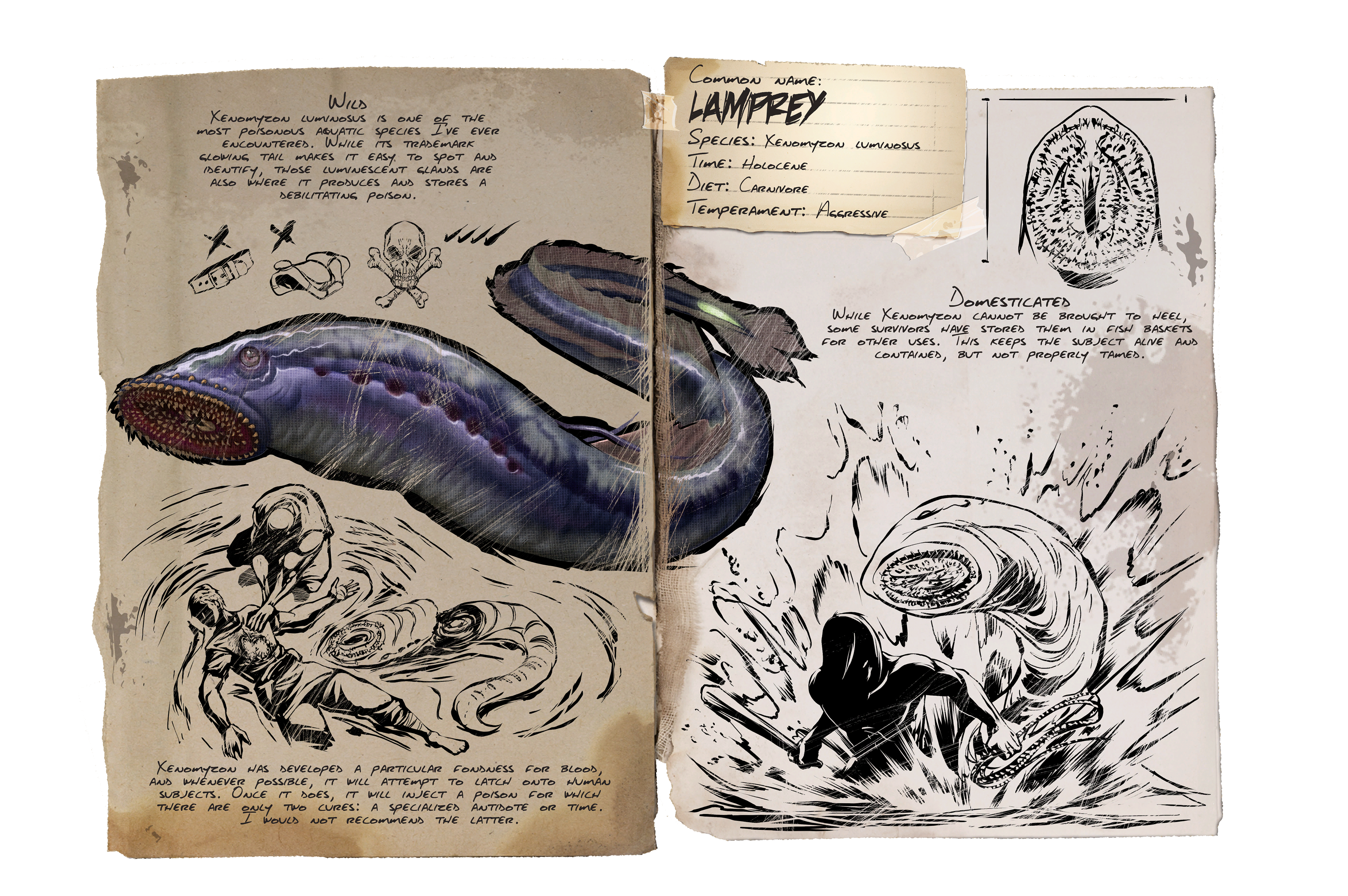 File Dossier Lamprey png Official ARK Survival Evolved Wiki File Dossier Lamprey png Official ARK Survival Evolved Wiki