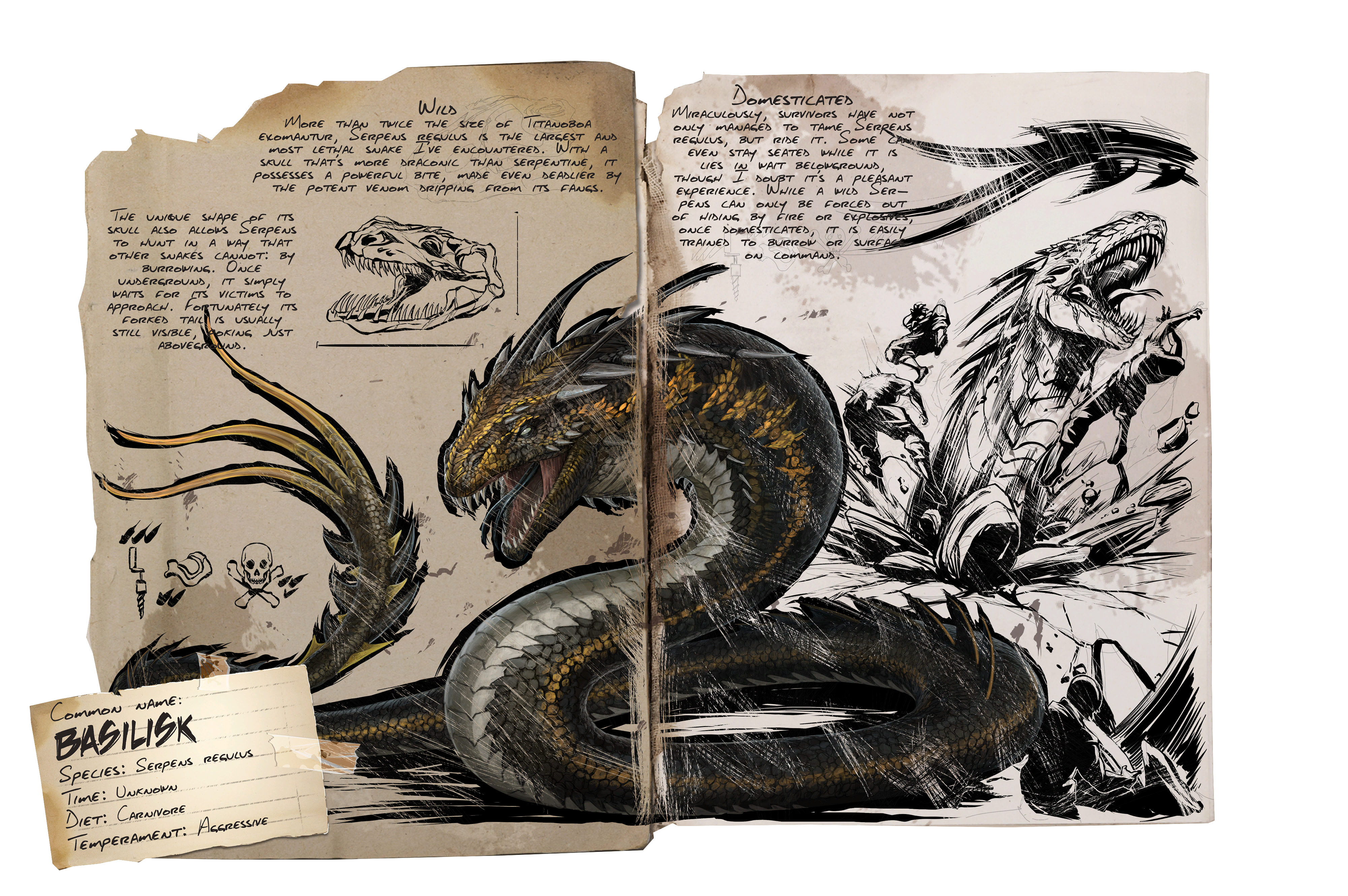 File:Dossier Basilisk.png - Official ARK: Survival Evolved Wiki