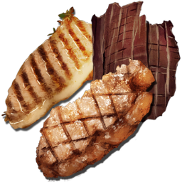 File:Cooked Meat, Cooked Fish Meat, or Cooked Meat Jerky.png - Official ...