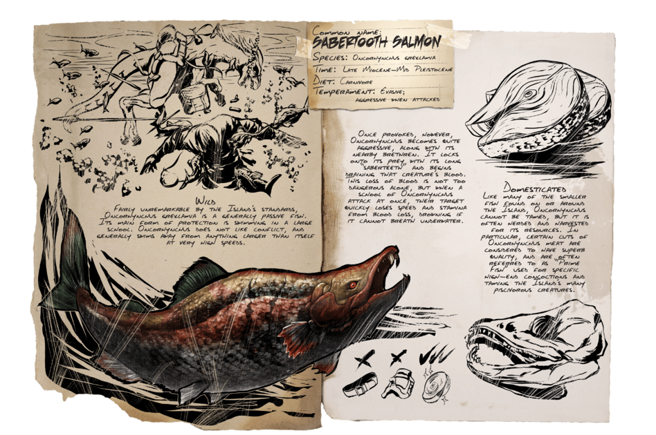 Sabertooth Salmon - Official ARK: Survival Evolved Wiki