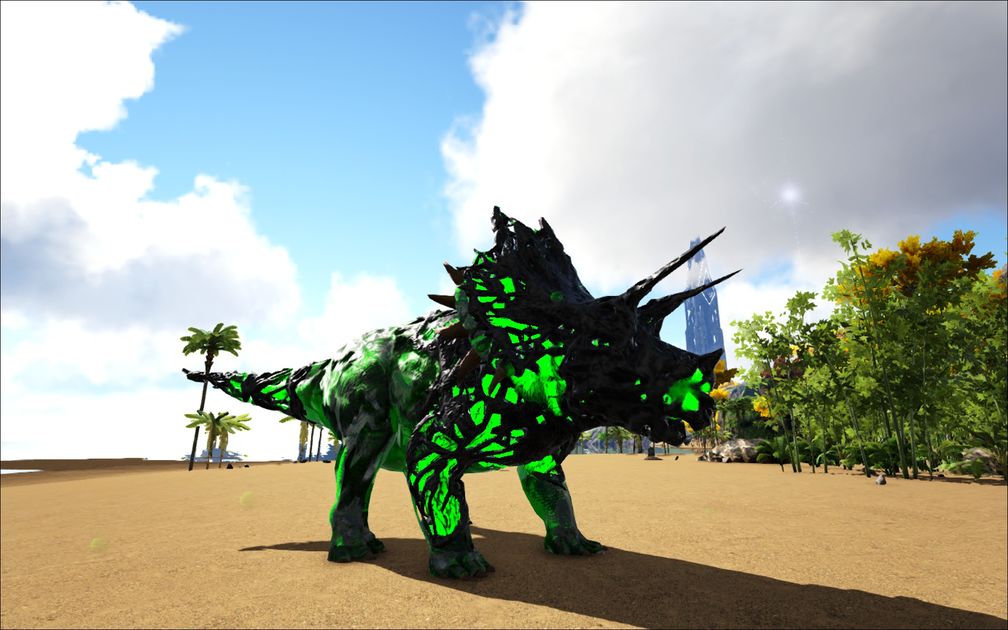 Elemental Poison Corrupted Triceratops - Official ARK: Survival Evolved ...