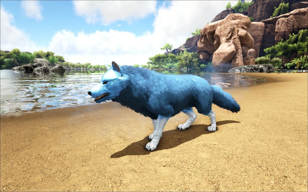 Elemental Ice Direwolf (Tamed) - Official ARK: Survival Evolved Wiki