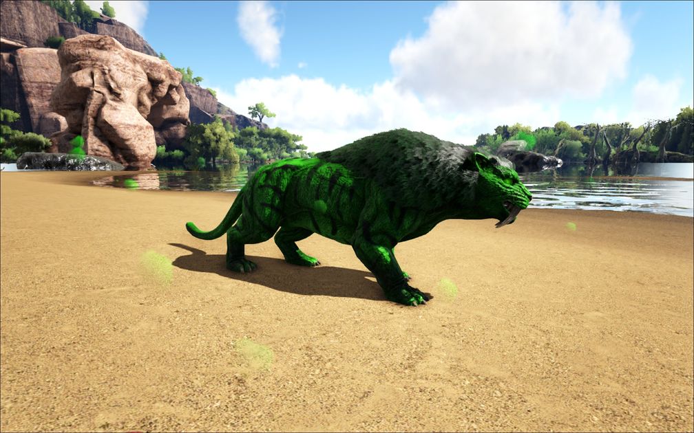 Elemental Poison Sabertooth - Official ARK: Survival Evolved Wiki