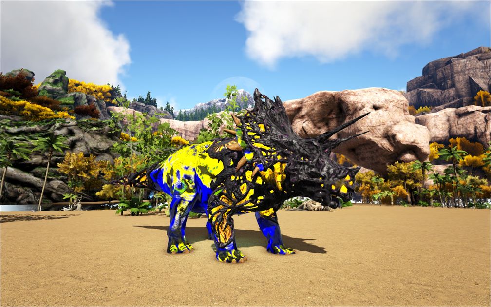 Elemental Lightning Corrupted Triceratops - Official ARK: Survival ...