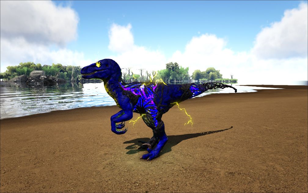 Elemental Corrupted Lightning Raptor - Official ARK: Survival Evolved Wiki
