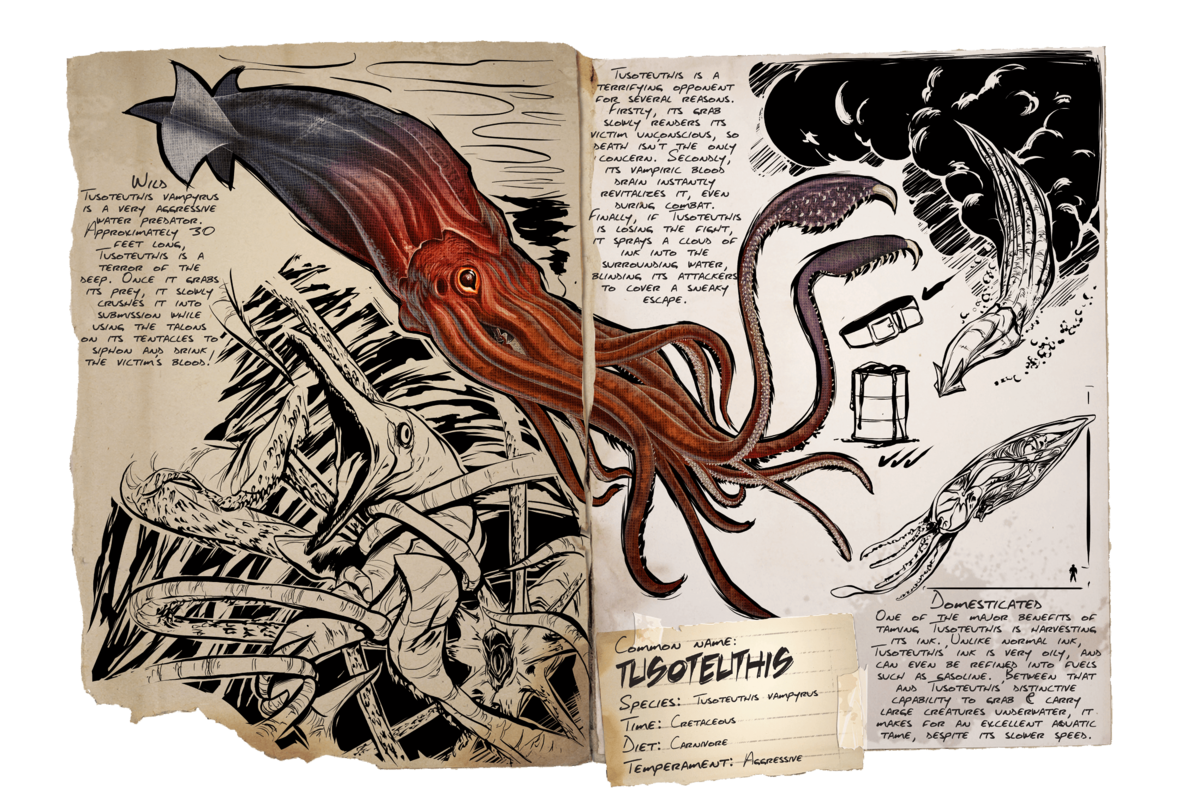 Tusoteuthis - Official ARK: Survival Evolved Wiki