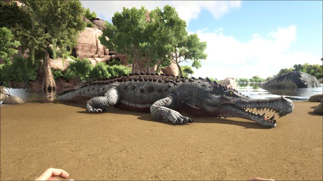 Alpha Sarcosuchus - Official ARK: Survival Evolved Wiki