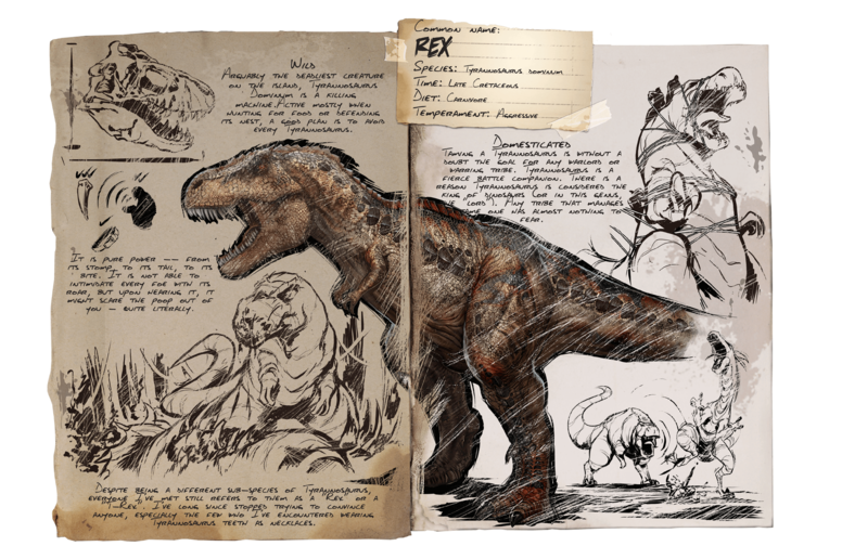 T-Rex - Wiki Officiel de ARK: Survival Evolved
