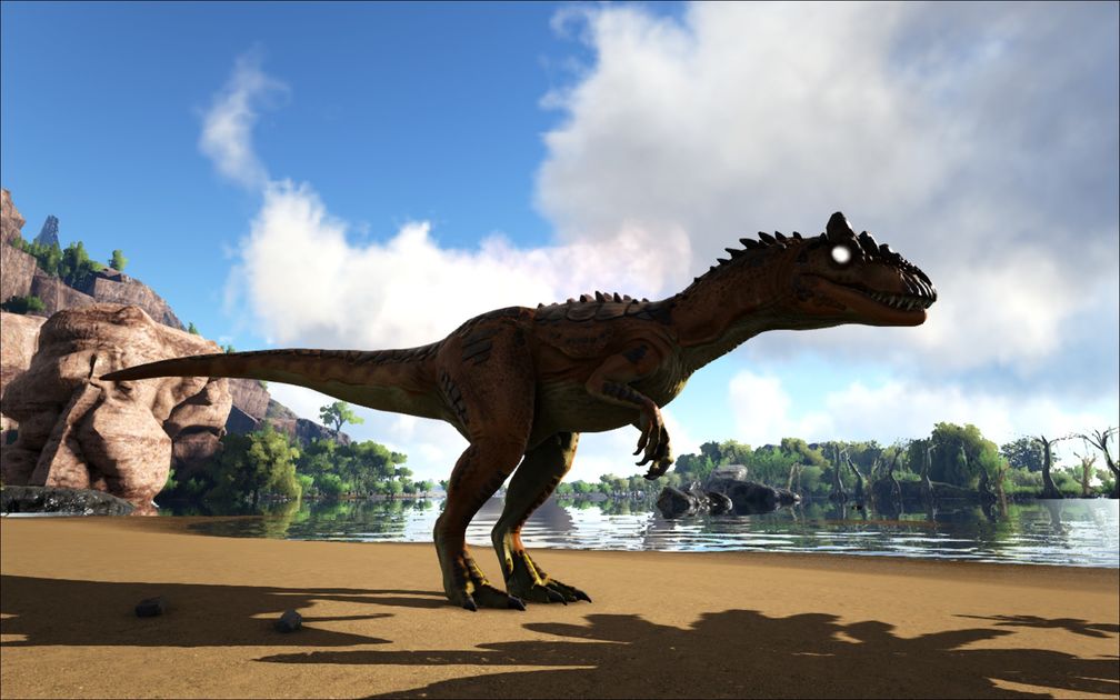 Cursed Elemental Allosaurus (Tamed) - Official ARK: Survival Evolved Wiki