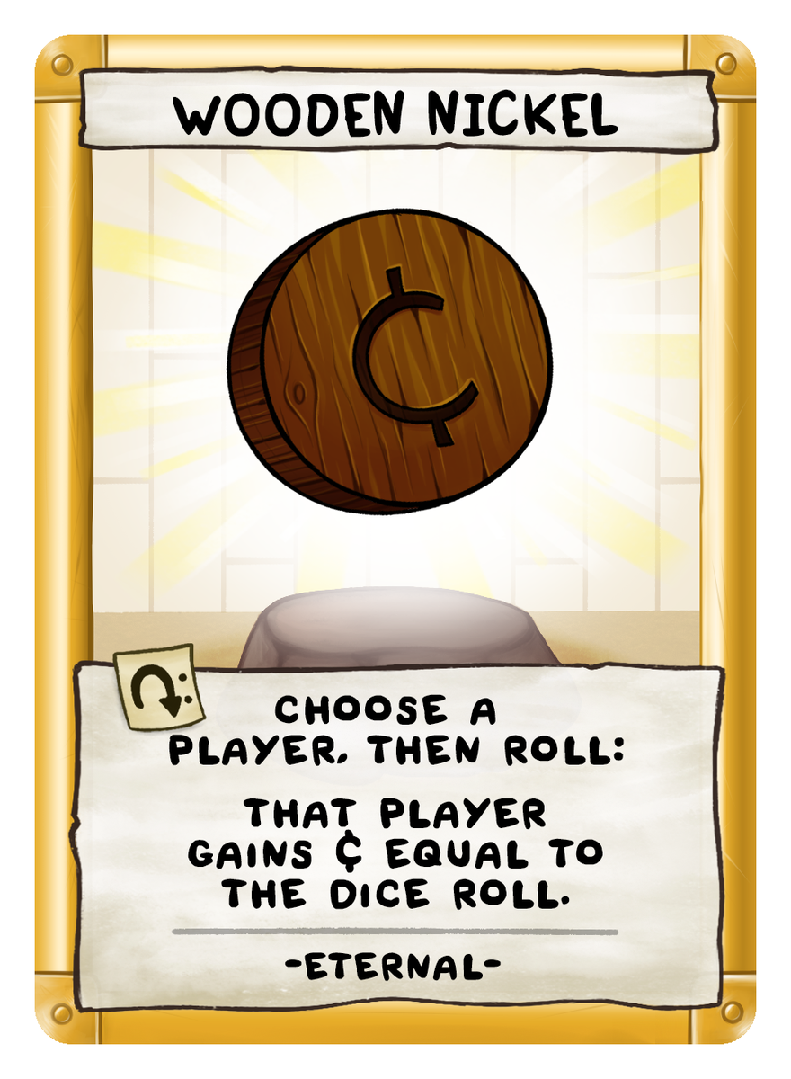 Wooden Nickel - The Binding of Isaac: Four Souls Wiki