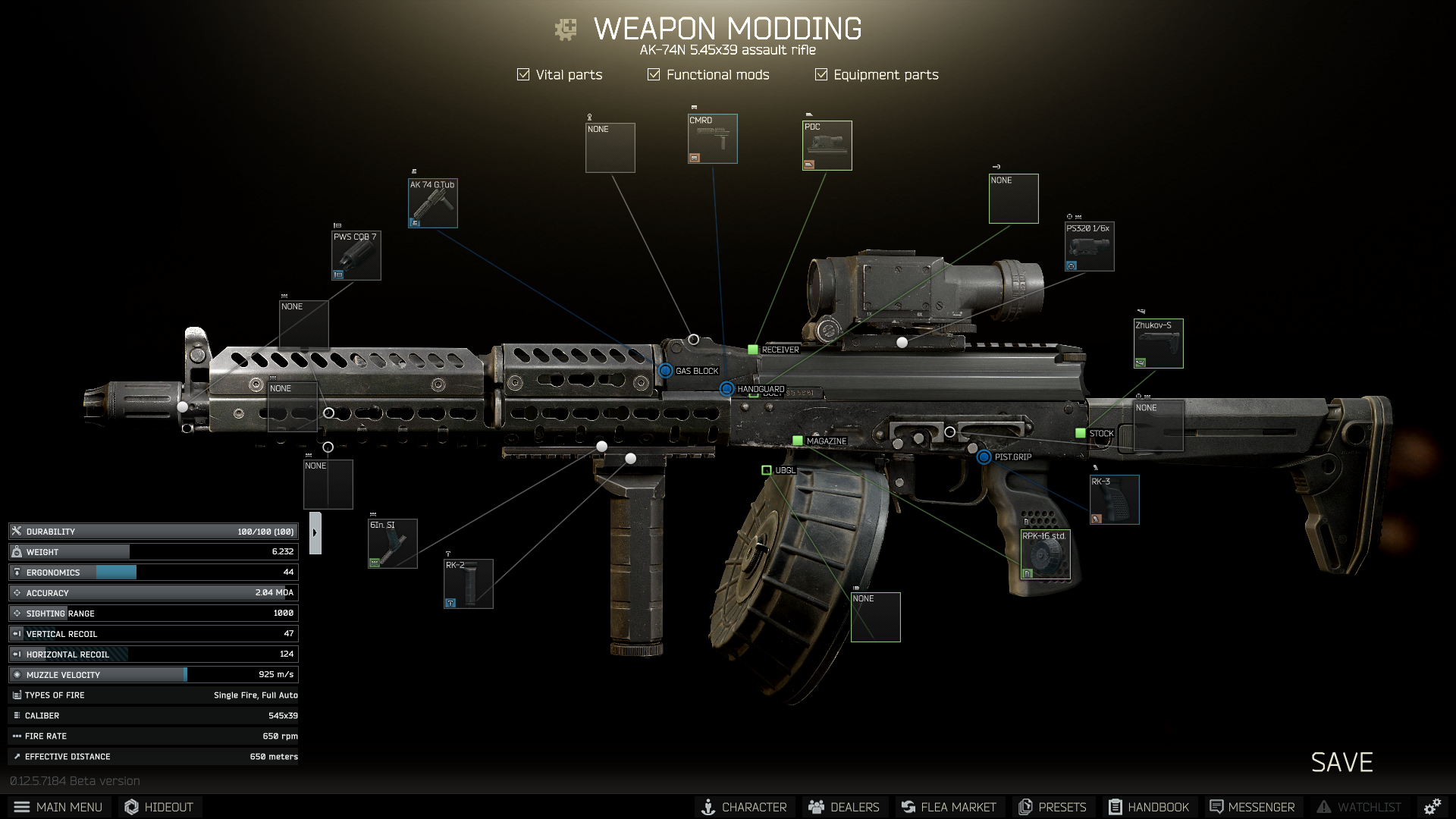 File:Modding screen.png - The Official Escape from Tarkov Wiki