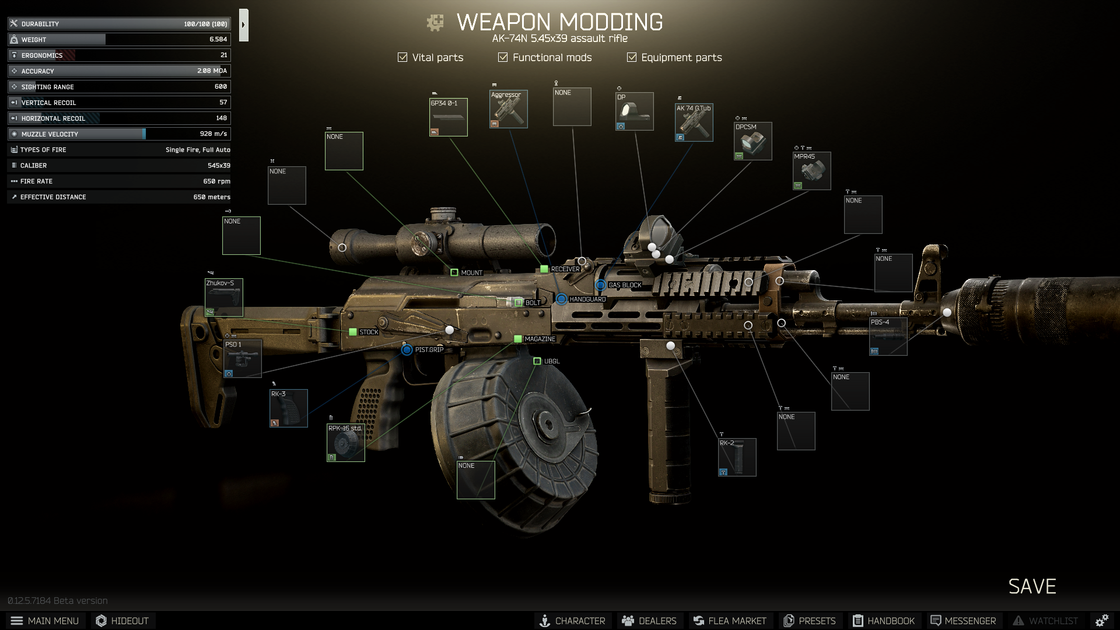 File:Modding screen.png - The Official Escape from Tarkov Wiki