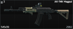AK-74N 5.45x39 assault rifle - The Official Escape from Tarkov Wiki