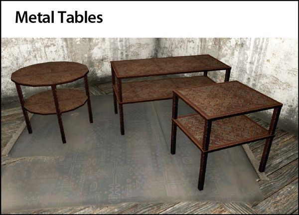 Plan: Metal Tables - The Vault Fallout Wiki - Everything you need to ...