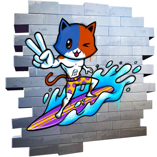 Meowabunga! (spray) - Fortnite Wiki