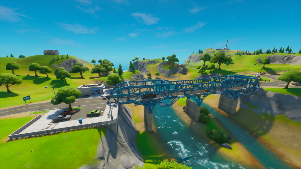 Blue Steel Bridge (POI) - Fortnite Wiki