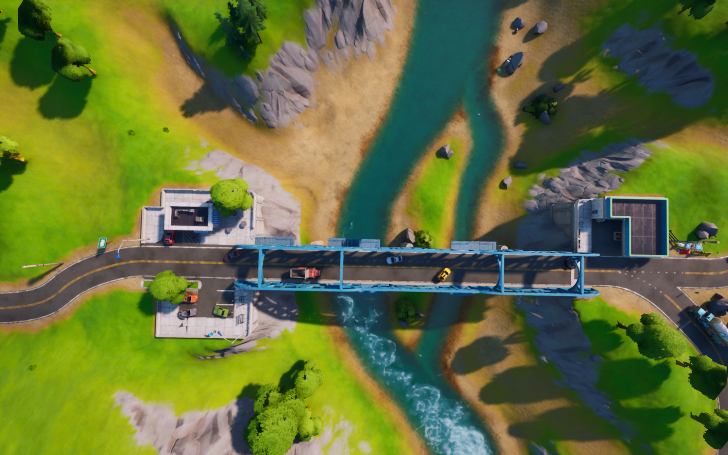Blue Steel Bridge (POI) - Fortnite Wiki