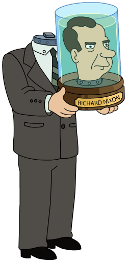 Nixon and Agnew - Futurama: Worlds of Tomorrow Wiki