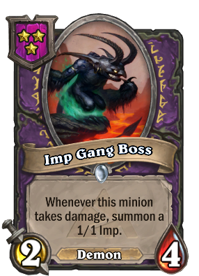 Imp Gang Boss (Battlegrounds) - Hearthstone Wiki