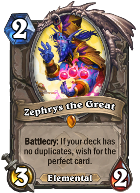 How Zephrys values Deathrattle | Hearthstone