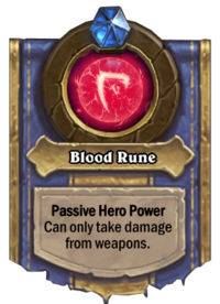 Blood Rune - Hearthstone Wiki