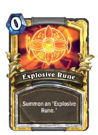 Explosive Rune (Nefarian Rises! spell) - Hearthstone Wiki