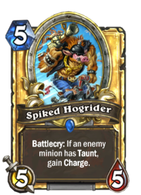 Golden hog rider emote