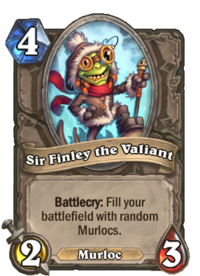 Sir Finley the Valiant - Hearthstone Wiki