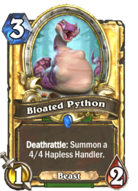 Bloated Python - Hearthstone Wiki