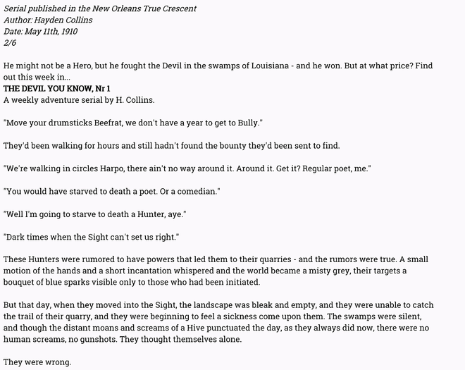 Water Devil - Official Hunt: Showdown Wiki