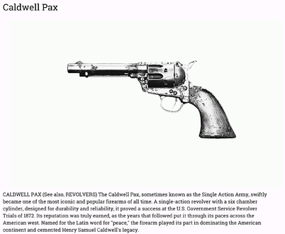 Caldwell Pax - Official Hunt: Showdown Wiki