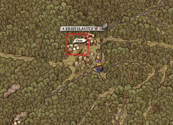 Morcock's Pribyslavitz camp - Kingdom Come: Deliverance Wiki