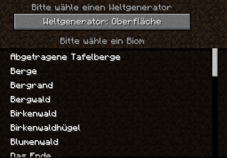 Menü/AnpassenBuffet – Das offizielle Minecraft Wiki