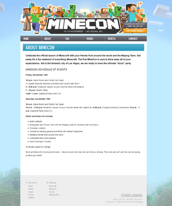 MineCon – Das offizielle Minecraft Wiki