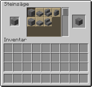 Steinsäge – Das offizielle Minecraft Wiki