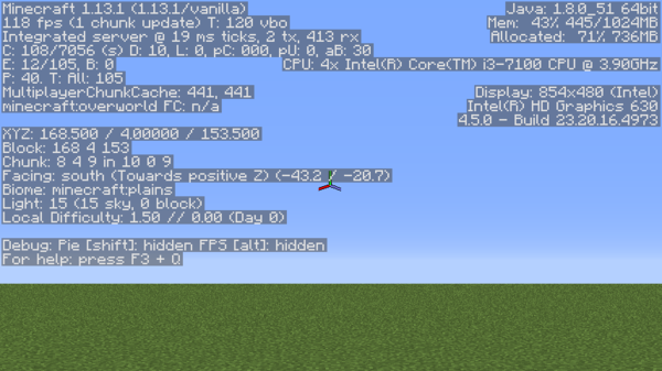 Koordinaten – Das offizielle Minecraft Wiki