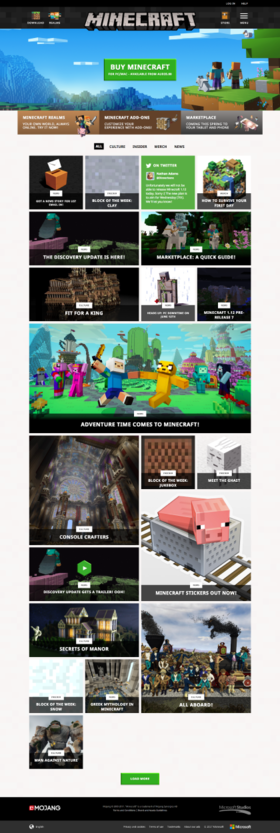 Minecraft.net - El oficial Minecraft Wiki