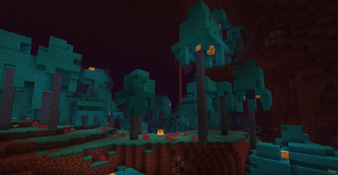 File:Blue Netherwart Forest.png – Official Minecraft Wiki