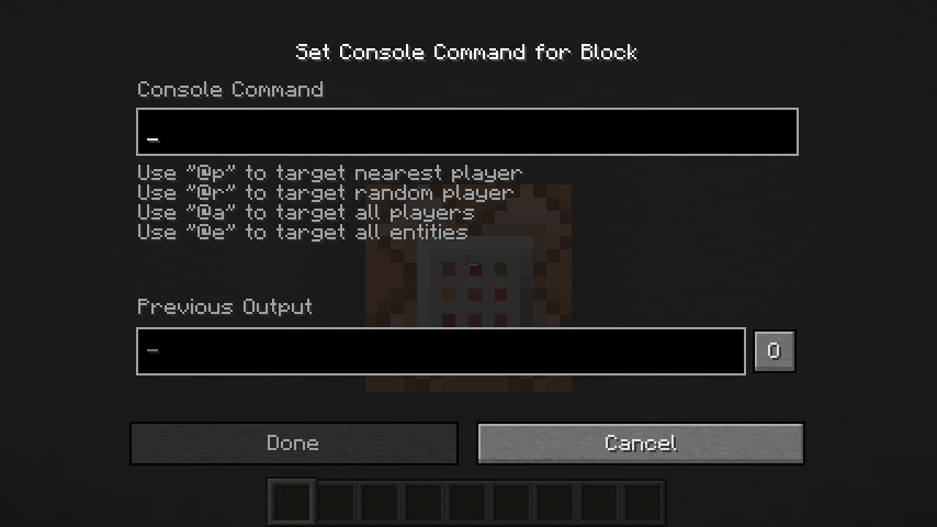 File:Command Block GUI.png – Official Minecraft Wiki