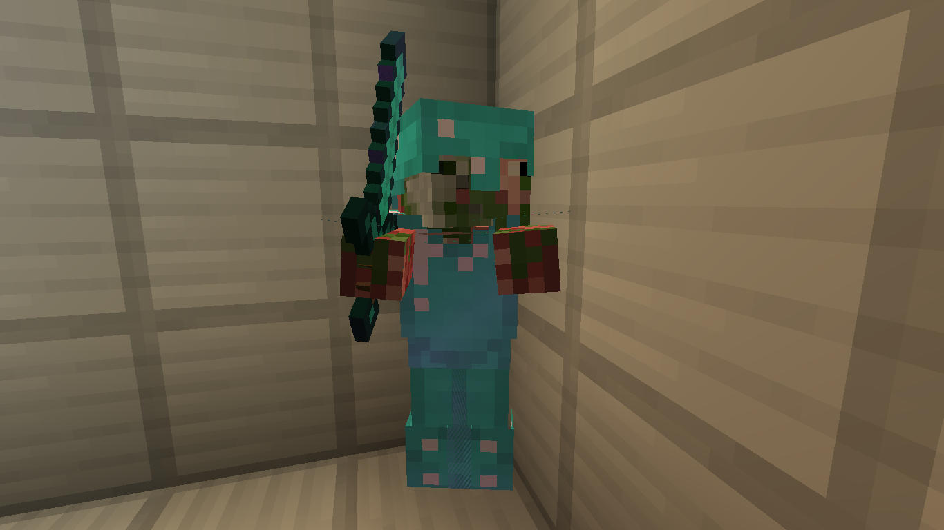 Minecraft Zombie Wearing Diamond Armor : Some zombies will pick up ...