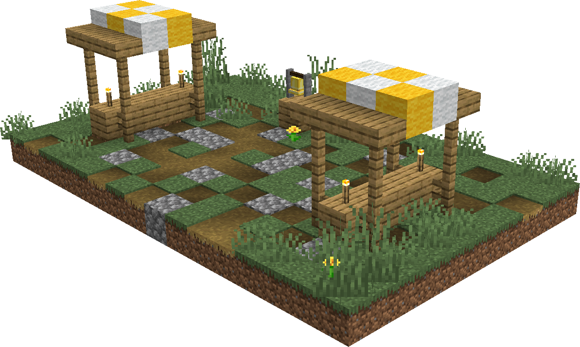 Village/Structure/Blueprints/Plains meeting point 4 blueprint ...