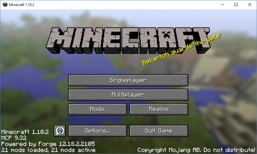 File:Minecraft Forge Initialized.png – Official Minecraft Wiki