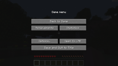 Menu screen – Official Minecraft Wiki