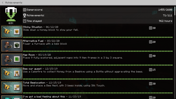 Achievement – Official Minecraft Wiki