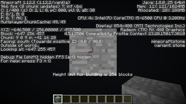 Altitude – Official Minecraft Wiki