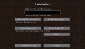 Tutorials/Menu screen – Official Minecraft Wiki