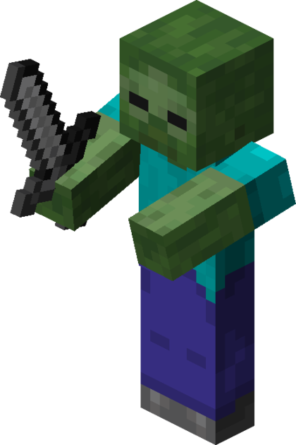 File:Zombie iron sword.png – Official Minecraft Wiki