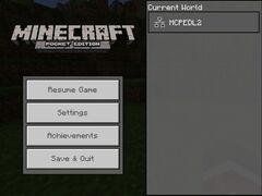 Menu screen – Official Minecraft Wiki